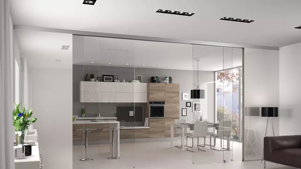 Aluminium systems for sliding doors - Logli